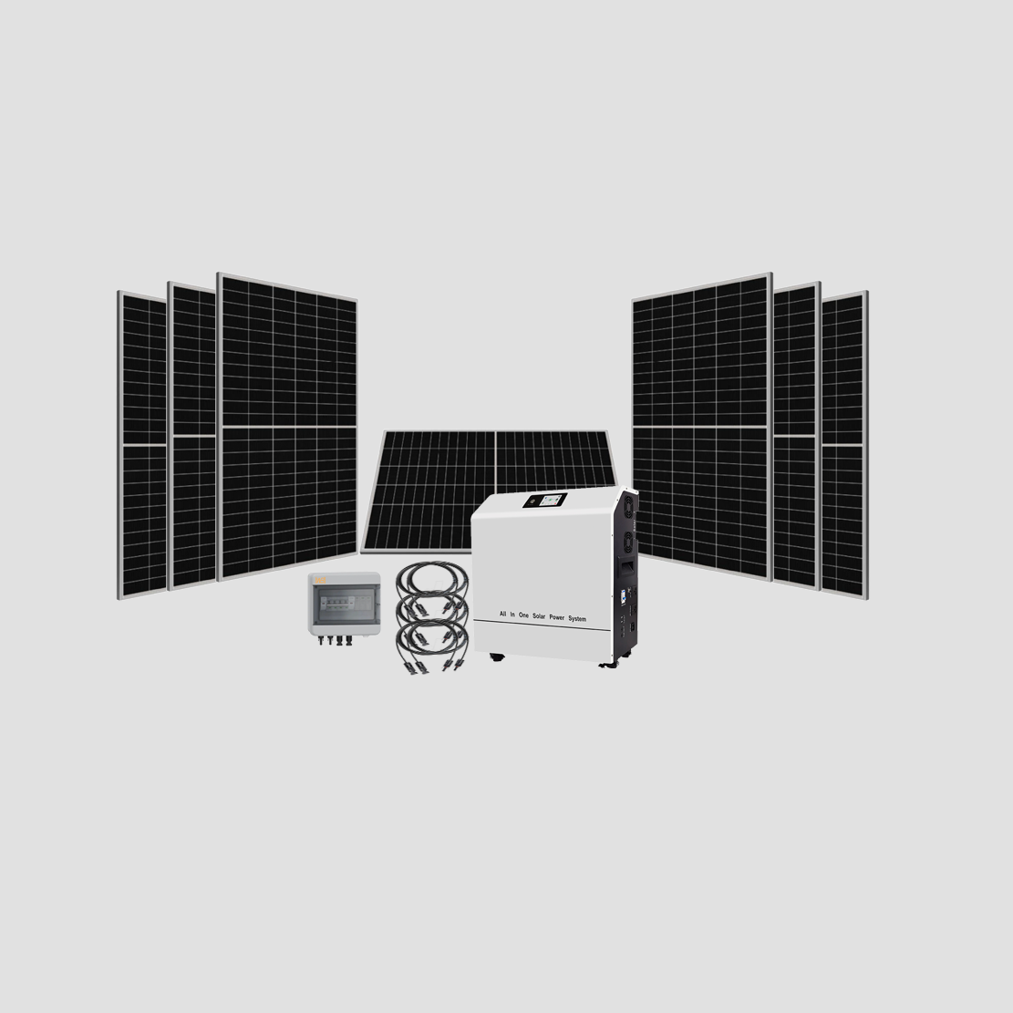 3,15 kWp Solar Bundle EASY 1.7, 7 Solar panels and All-in-one ...